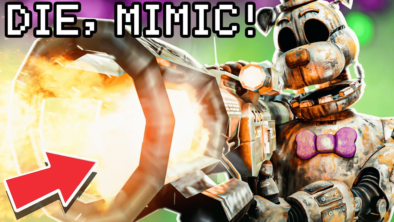 What happens if you USE WEAPONS to KILL the MIMIC?! (NEW FNAF Secret of ...