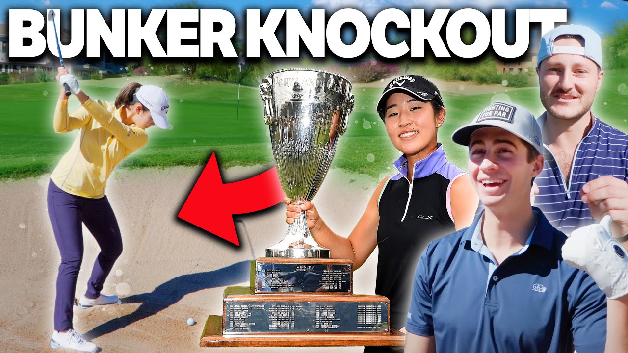 Knockout Bunker Challenge With LPGA Tour Winner Andrea Lee - YouTube