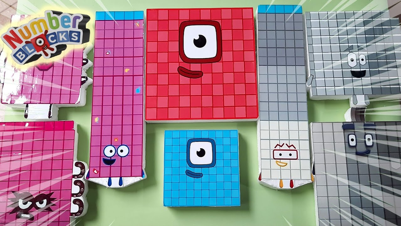 #328 Looking For Numberblocks 1-55 | ASMR Satisfying Video | Biggest ...