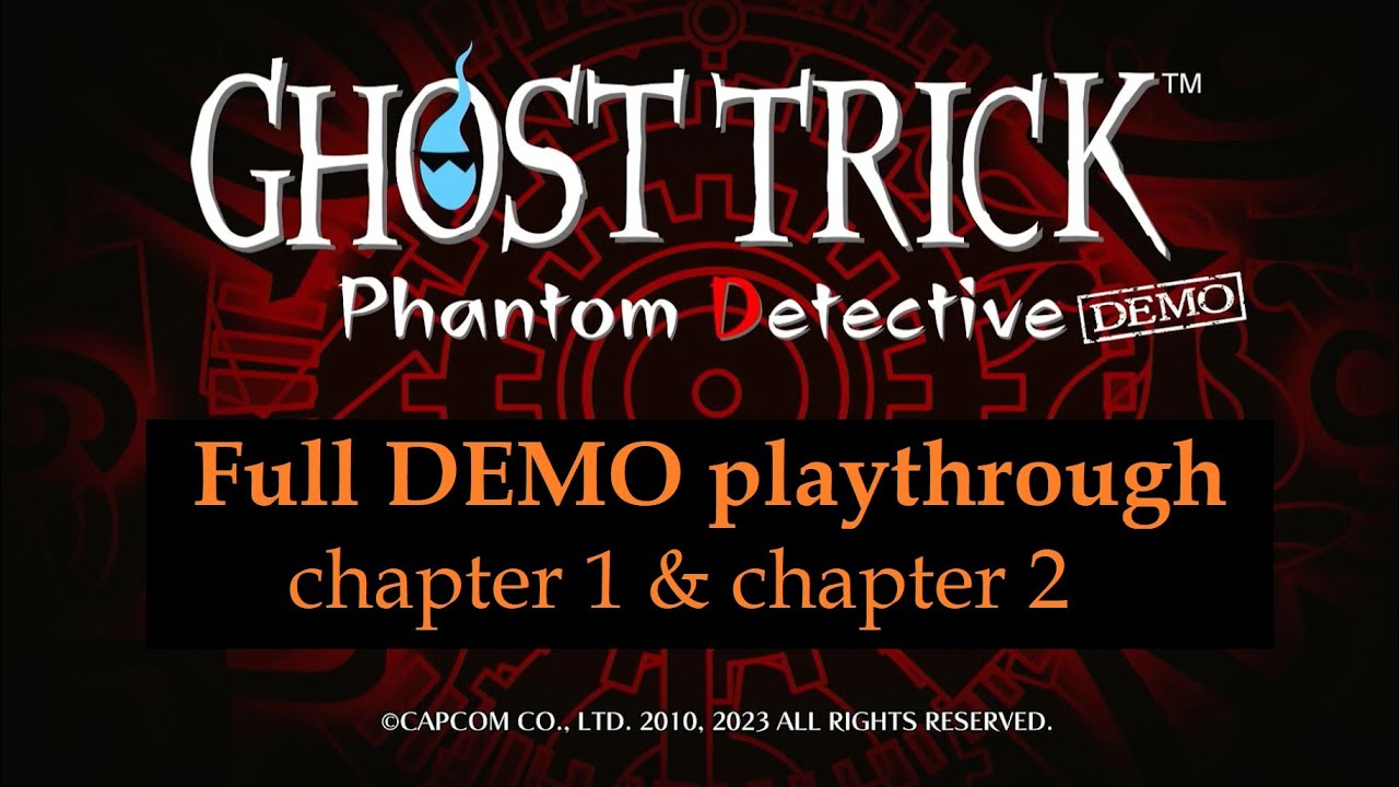 DEMO PS4/5 Ghost Trick Phantom Detective DEMO remaster gameplay ...