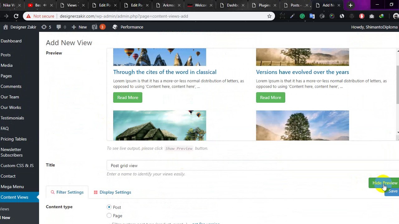 Post Grid WordPress Plugin | Best Plugin for Post and Content Grid With Category-2018 - YouTube