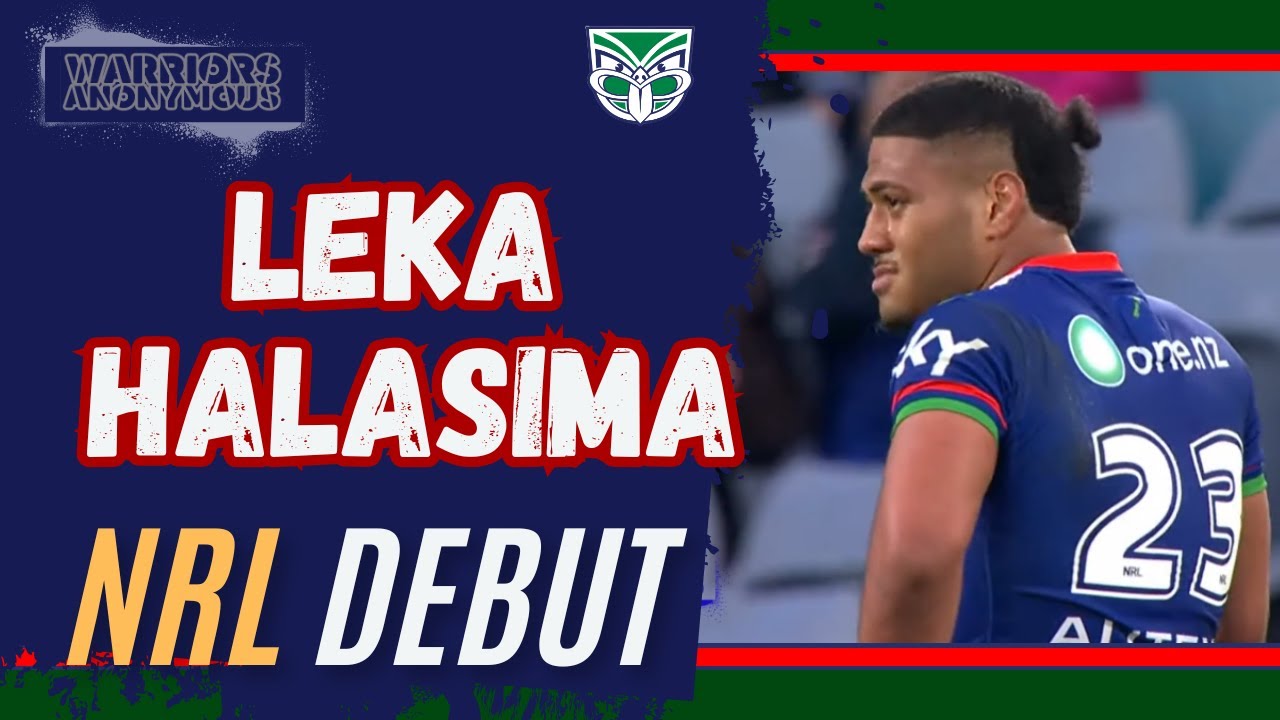 Leka Halasima | Warriors NRL DEBUT | Highlights - YouTube