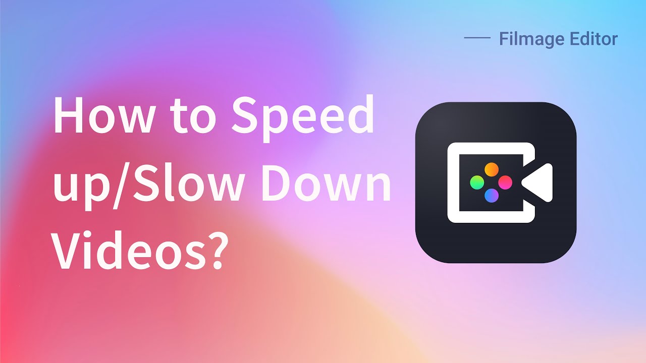 How to speed up or slow down a video? | Filmage Editor Tutorial - YouTube