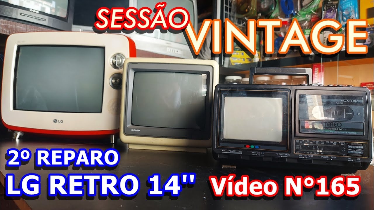 LG CRT RETRÔ 14SR1AB - Vídeo N°165 - YouTube