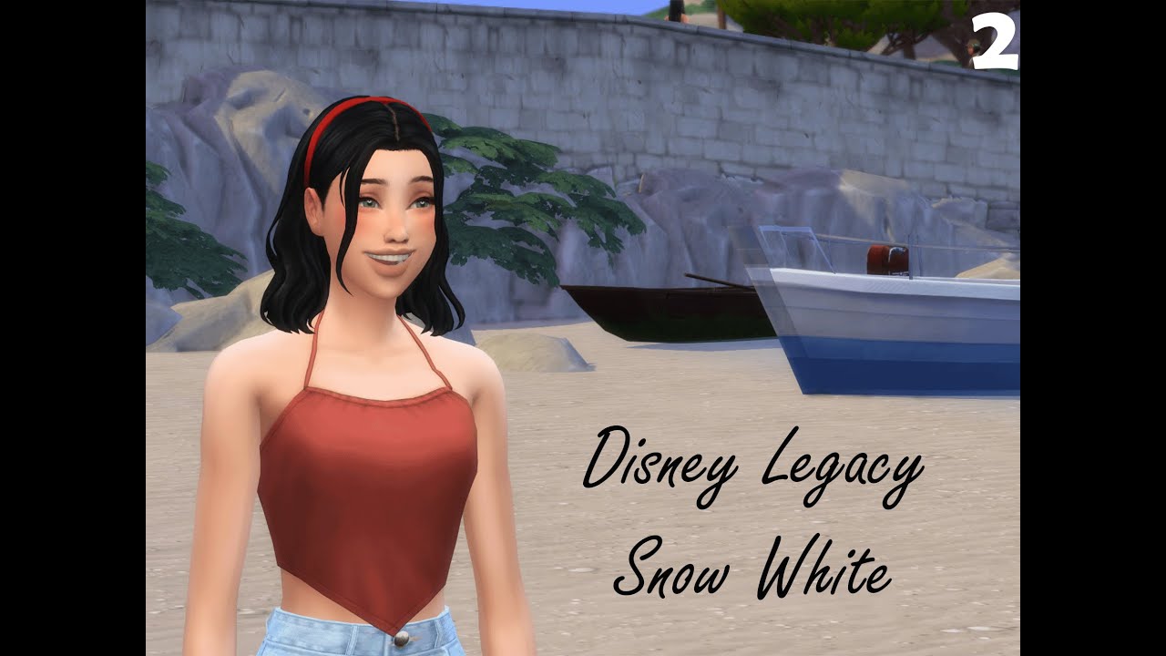 Sims 4 Snow White Disney legacy part 2 Work - YouTube