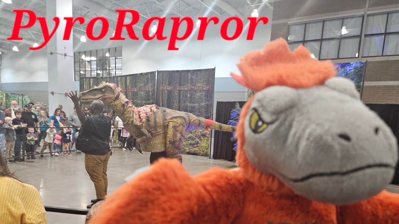 APW - Jurassic World Pyroraptor Plush Review - YouTube