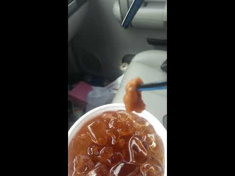 Slimy stuff in Red Diamond Tea!!!!! YUCK!!!! - YouTube