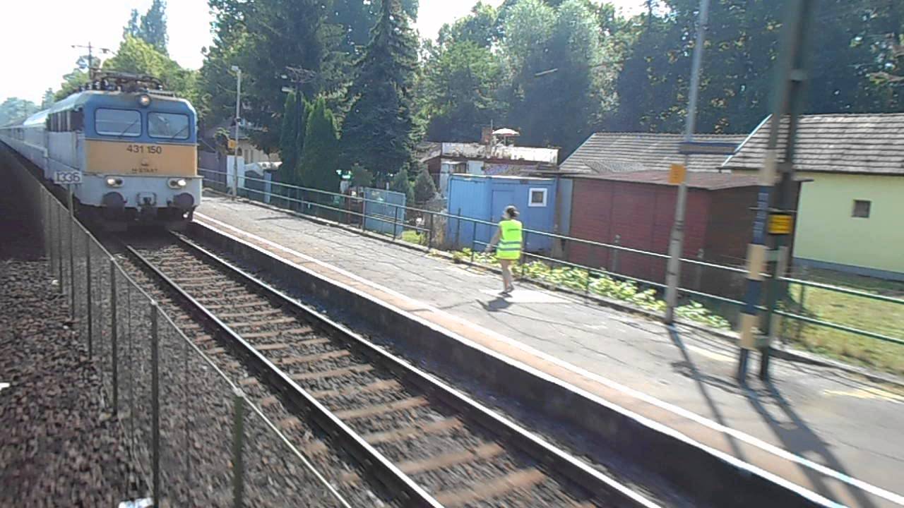 30-as vasútvonal Balatonszárszó Balaton express érkezik amig mi ...