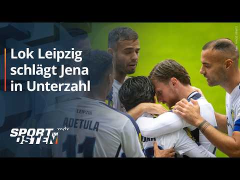 Lok Leipzig gewinnt trotz langer Unterzahl bei Carl Zeiss Jena