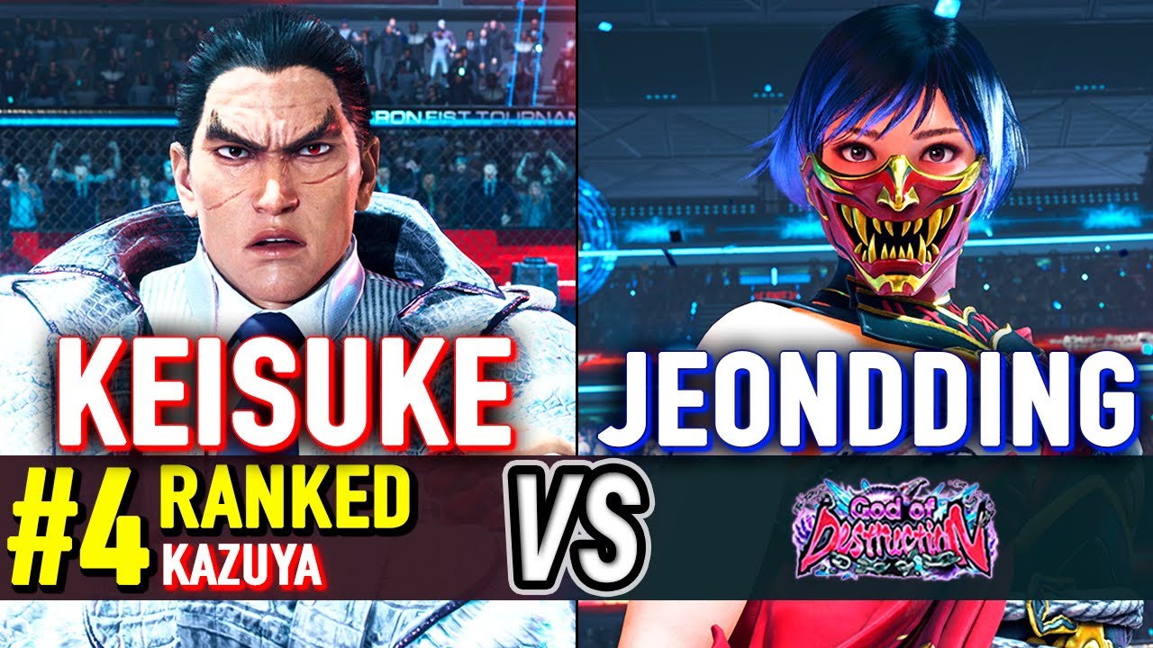 T8 🔥 Keisuke (#4 Ranked Kazuya) vs JeonDDing (Reina) 🔥 Tekken 8 High ...
