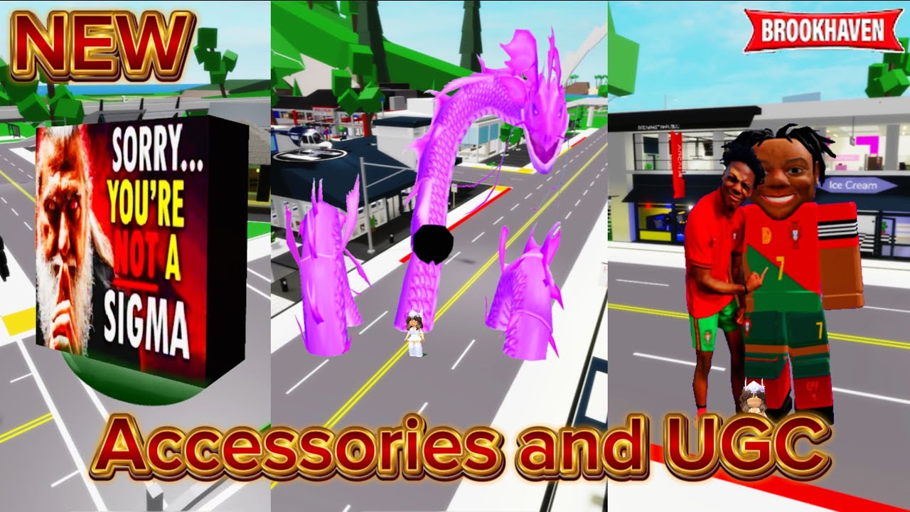 NEW!! 10 ACCESSORIES UNIQUE & COOL In Brookhaven ID/CODES - Roblox ...