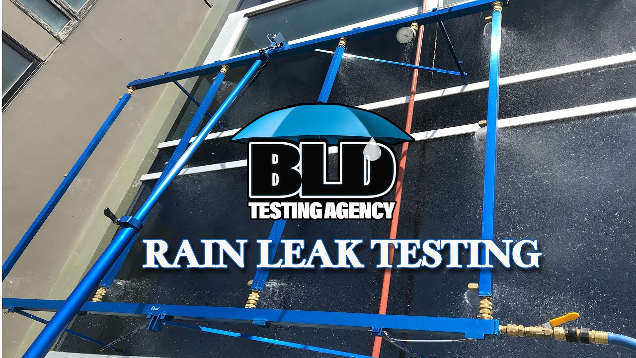 Window Leak Testing in Los Angeles by a Water Intrusion Expert - YouTube