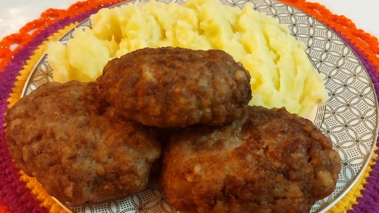 КОТЛЕТЫ и ПЮРЕ ПЮРЕ С КОТЛЕТАМИ СЫТНО и ОЧЕНЬ ВКУСНО Қазақша рецепт