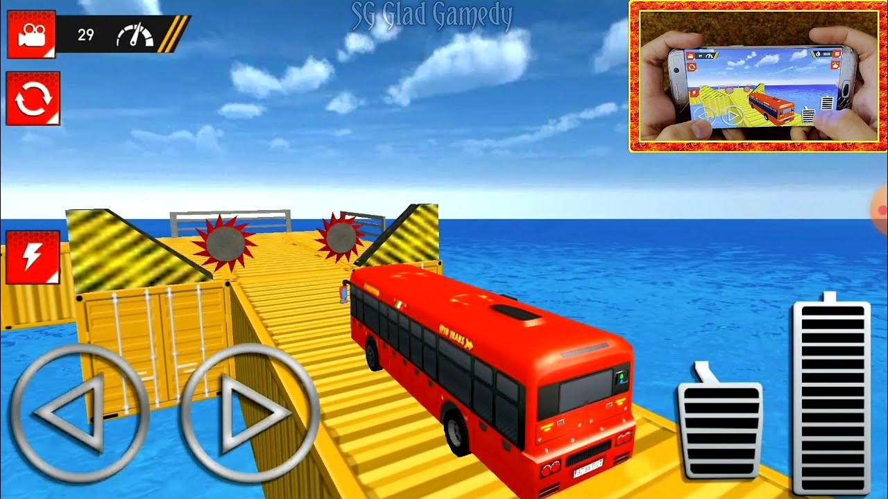 Impossible Bus Driving Master Game - Handcam Gameplay - YouTube