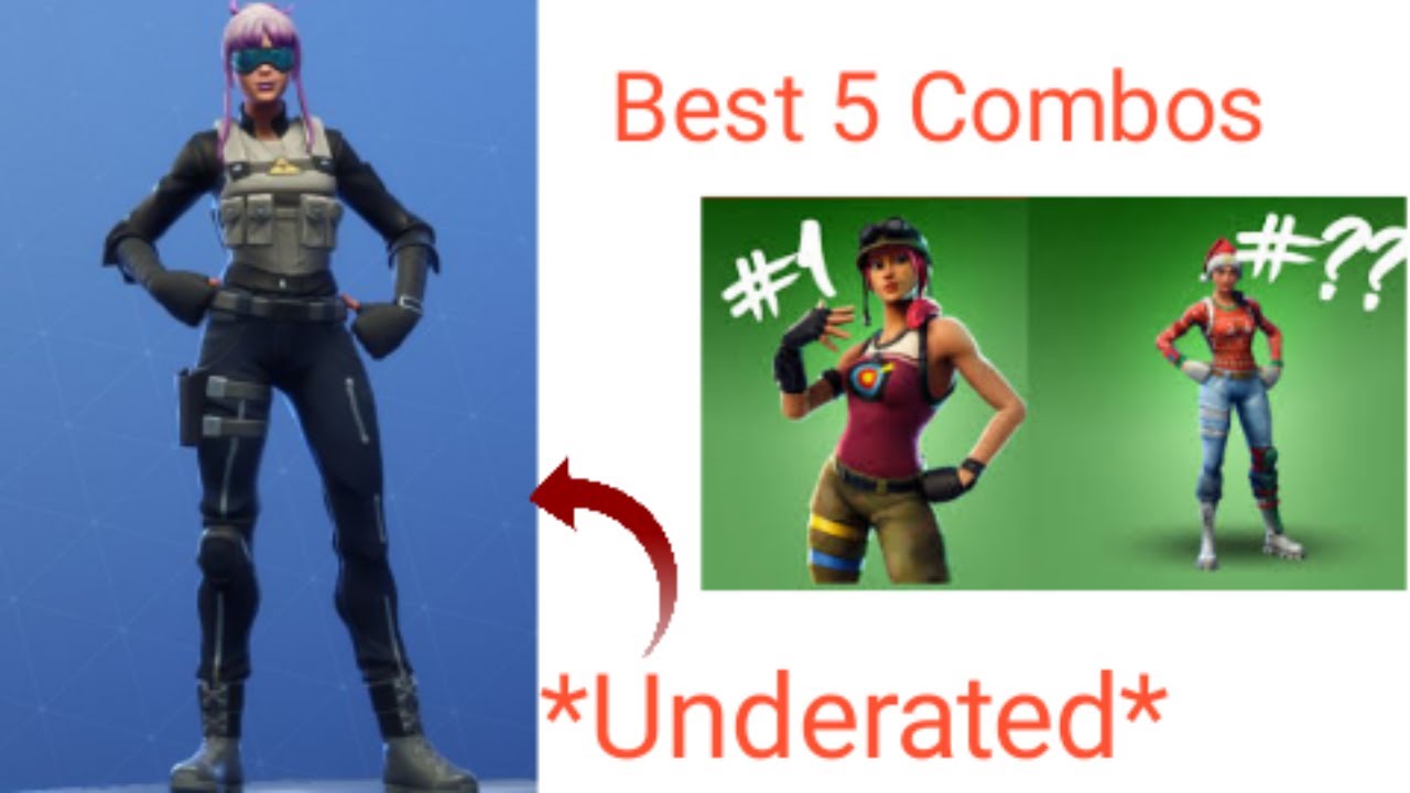 5 Best Sweaty Green Skin Combos l Fortnite Battle Royale - YouTube