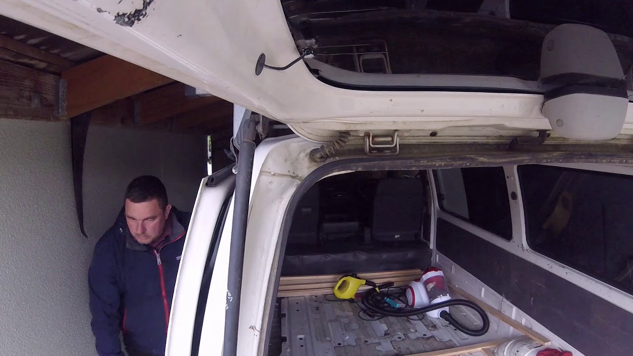 Nissan Vanette Camper Van Build Part 1 - YouTube