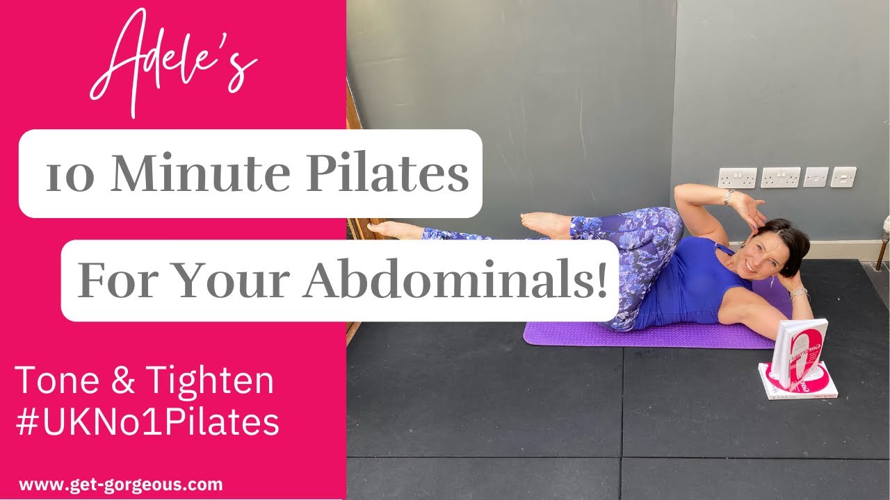10 Minute Pilates Workout For Your Abdominals - Tone & Tighten! - YouTube