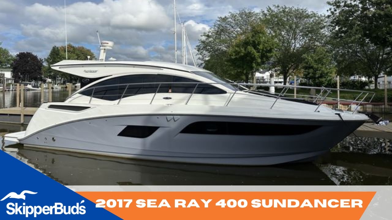 2017 Sea Ray 400 Sundancer Yacht Tour SkipperBud's - YouTube