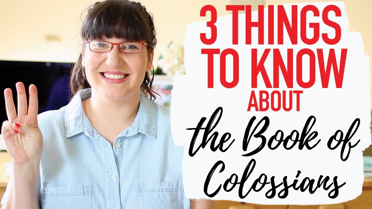 The Book of Colossians Study Guide - YouTube