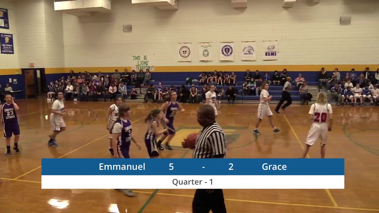 Game 8 - Grace vs. Emmanuel (Girls) - YouTube