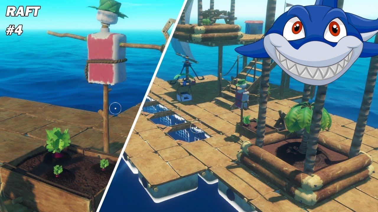On commence l'agriculture sur le radeau ! Raft Ep4 - YouTube