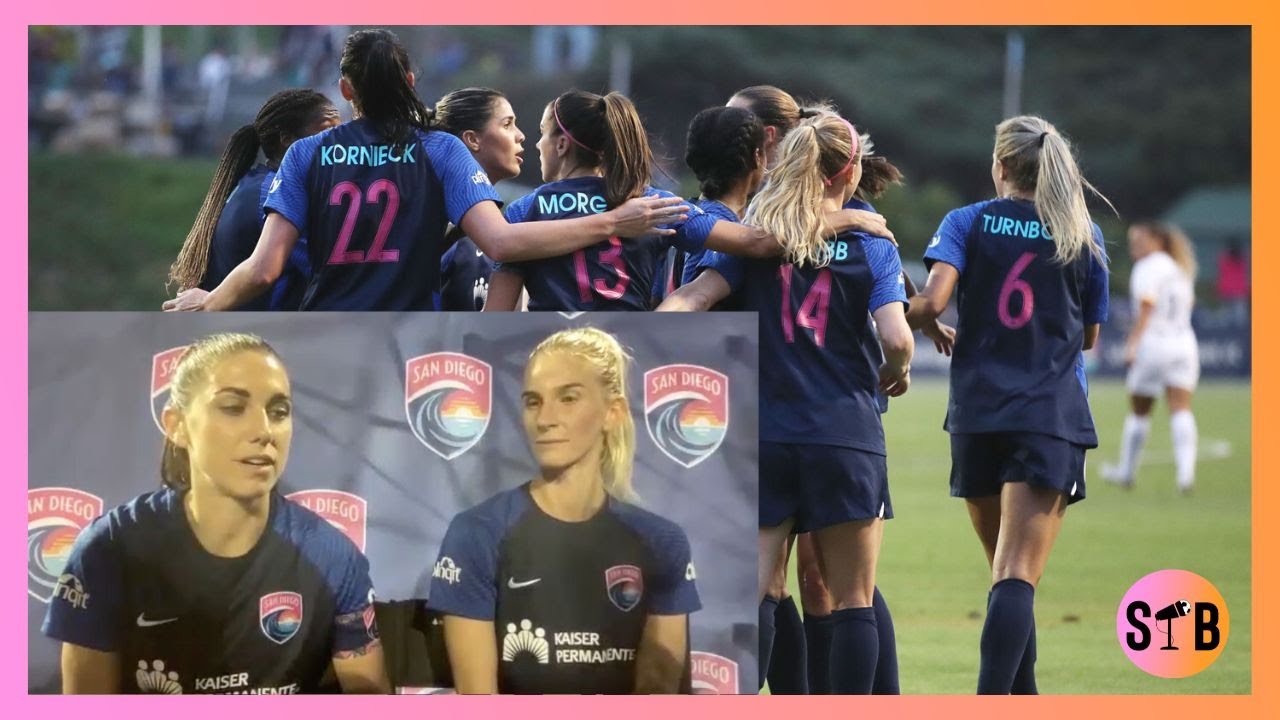 Alex Morgan/Sofia Jakobsson/Casey Stoney Post-Match PC | San Diego Wave ...