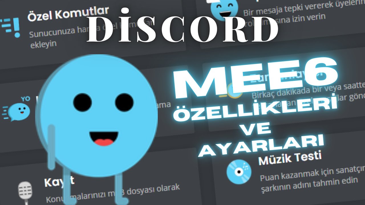 MEE6 BOTU FULL AYARLARI !!! ( Level sistemi, oto mesaj, emojili rol ...