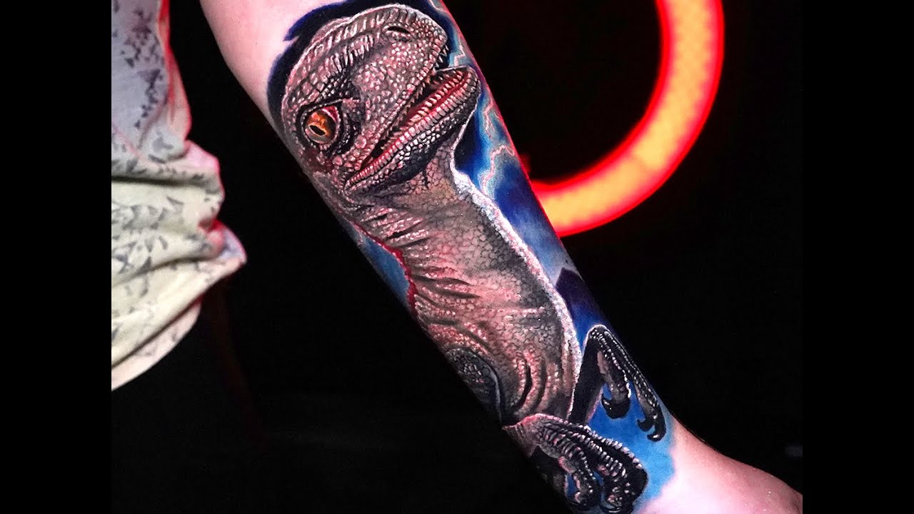 Jurassic Park Raptor Tattoo
