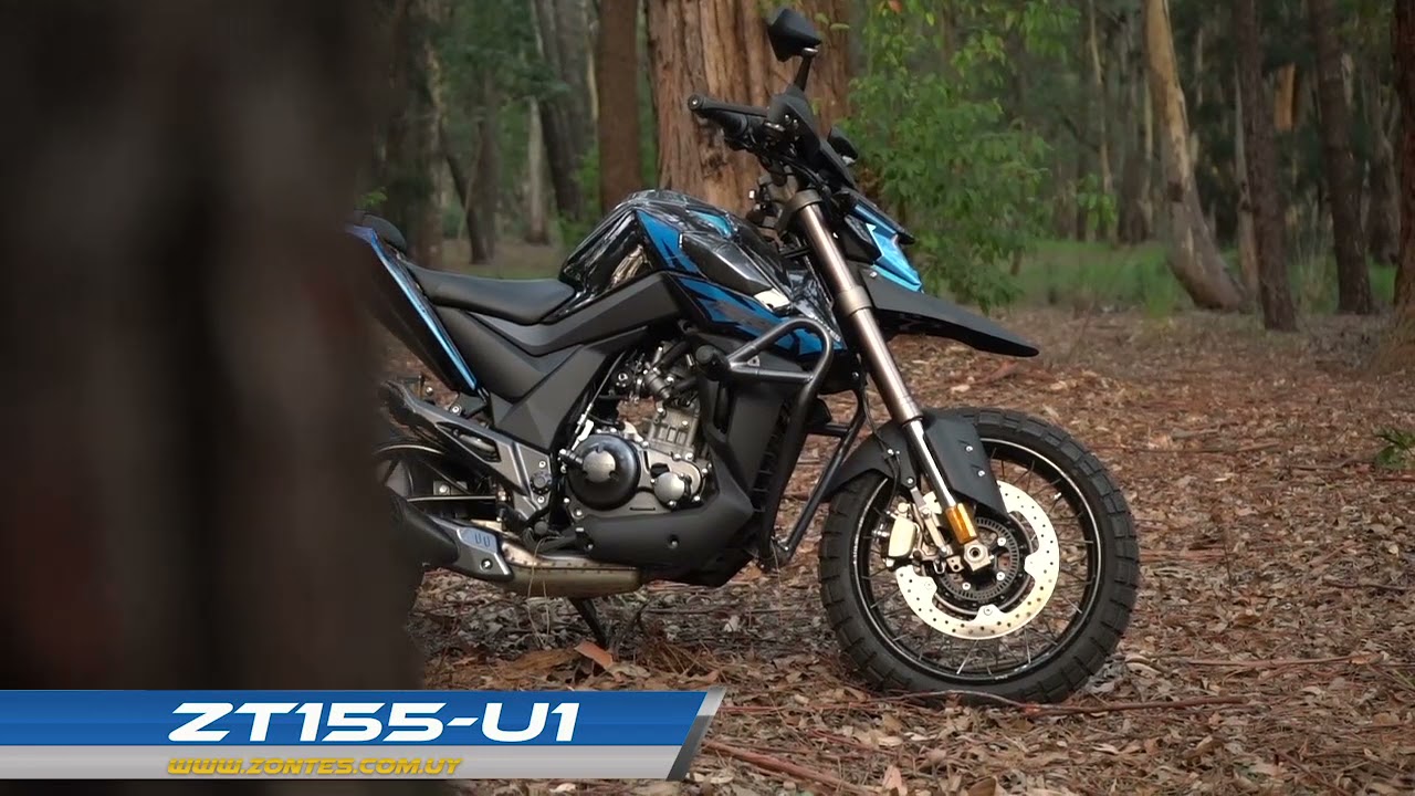 Zontes ZT155 - U1 test ride - Zontes Uruguay - YouTube