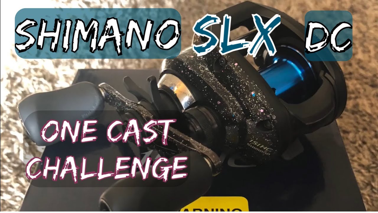 Shimano SLX dc (one cast whole spool gone CHALLENGE) - YouTube