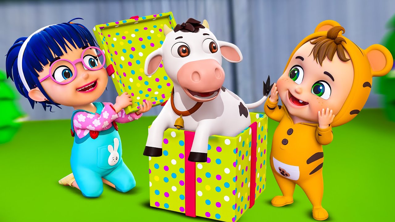 Cow And Baby Animal Songs | Top Nursery Rhymes And Toddlers Kids Songs ...