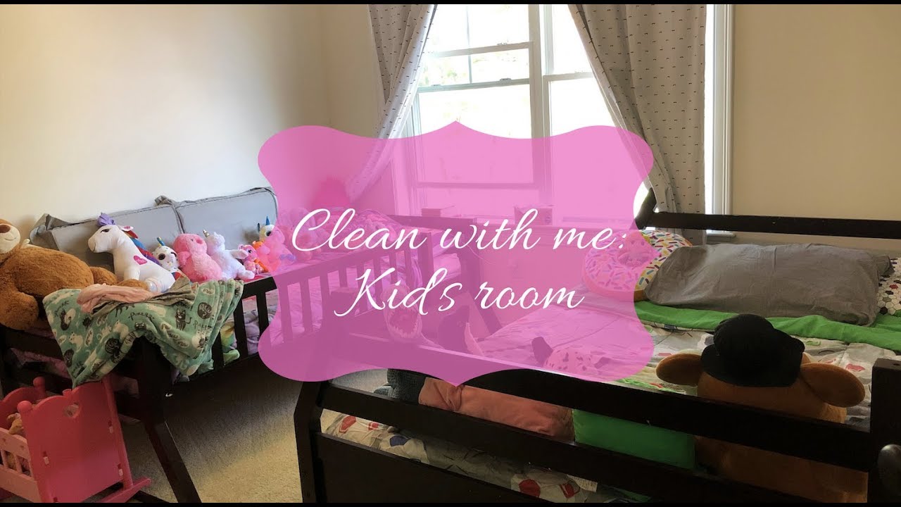 Clean With Me | Cleaning Messy Kid's Room | Cleaning Motivation - YouTube