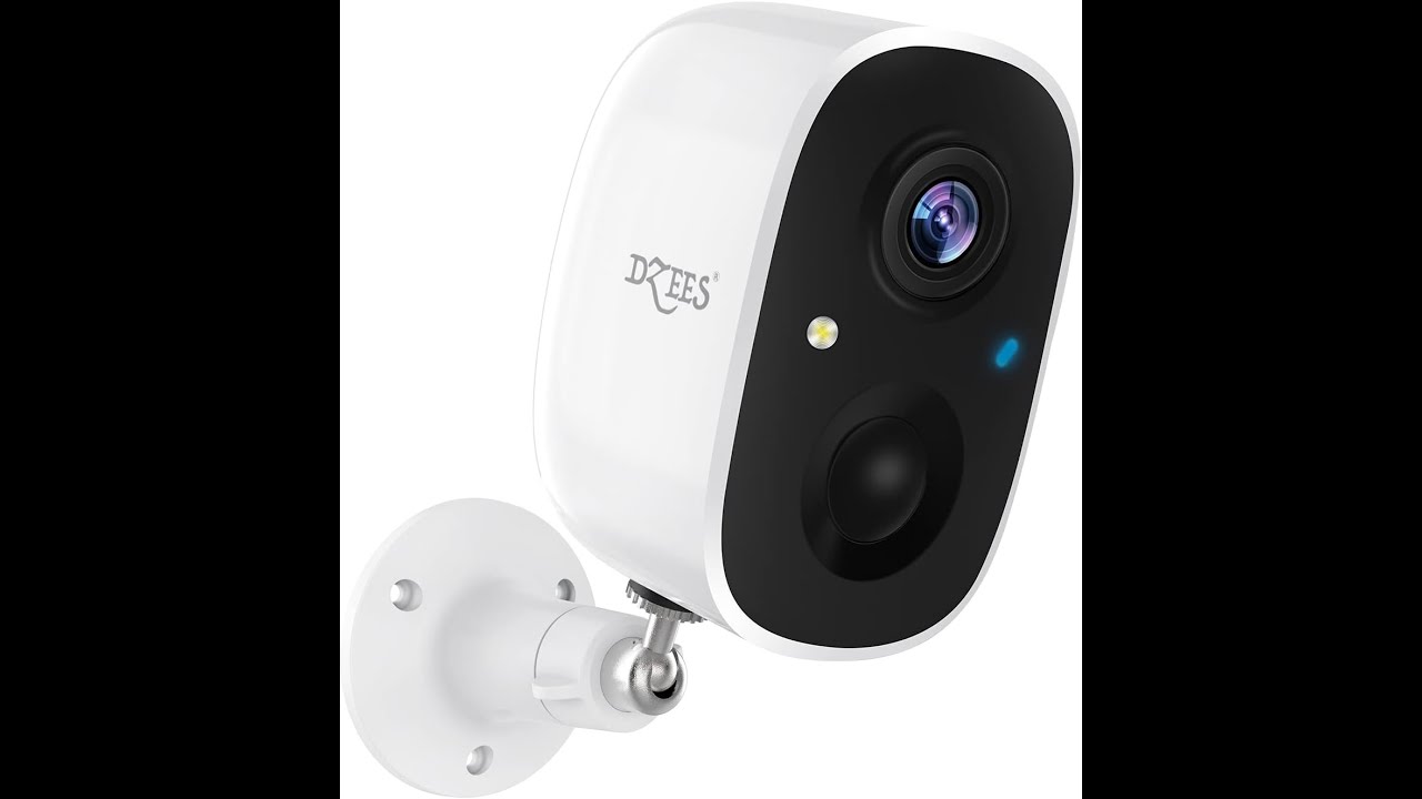 Unboxing, Setup. Dzees Security Cameras Wireless Outdoor - Spotlight ...