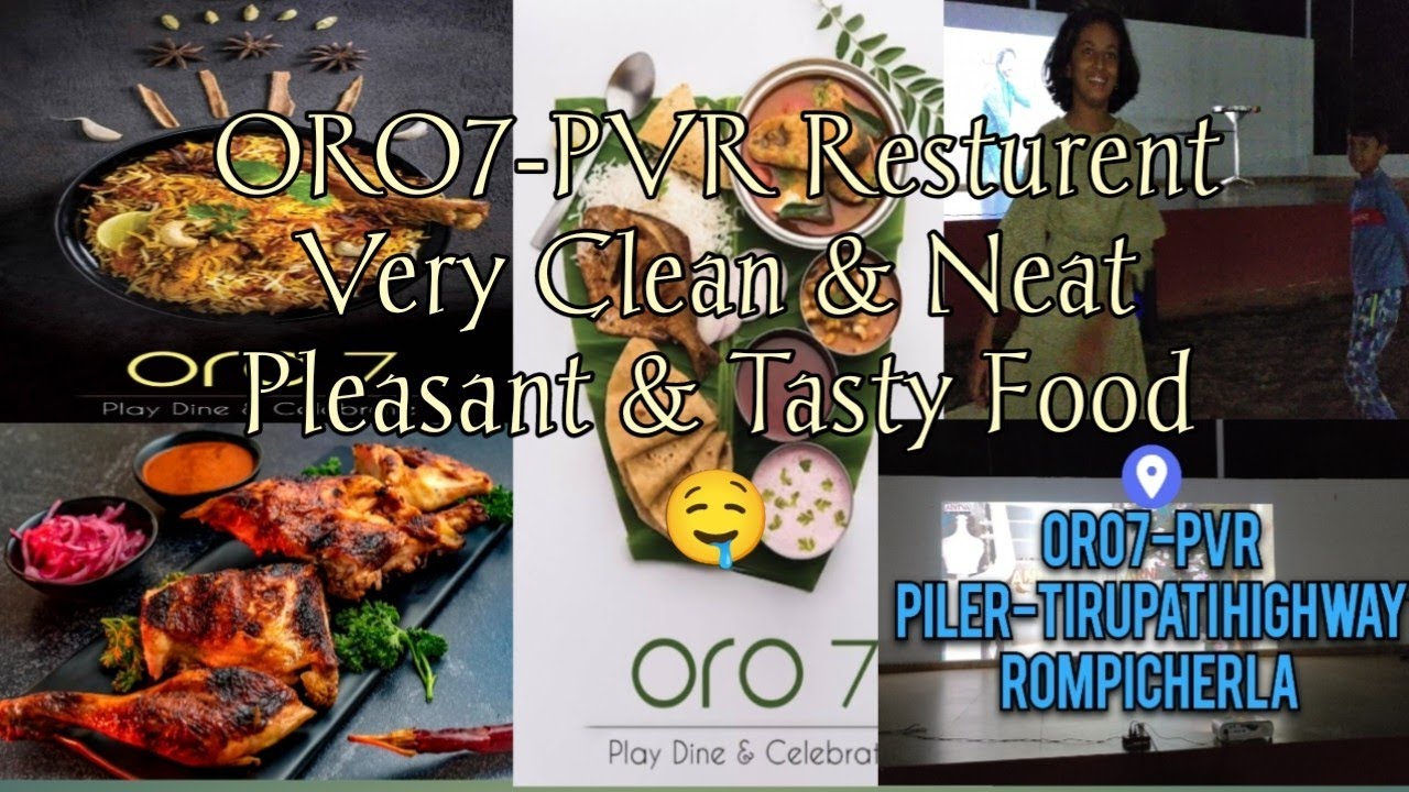 ORO7-PVR Restaurant | A Very pleasant place & tasty food 🤤 Piler ...
