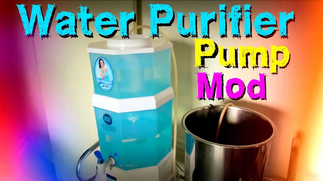 Automatic Water Purifier With 12v Submersible Water Pump - YouTube