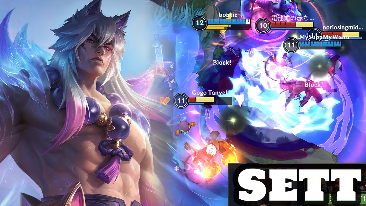 Wild Rift Sett - Top Global Sett Gameplay Rank Challenger - YouTube