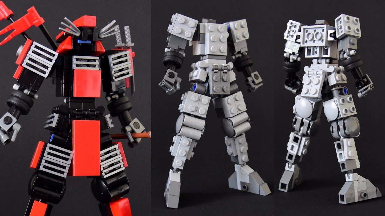 Lego SAMURAI Mech Frame (with instructions) - YouTube