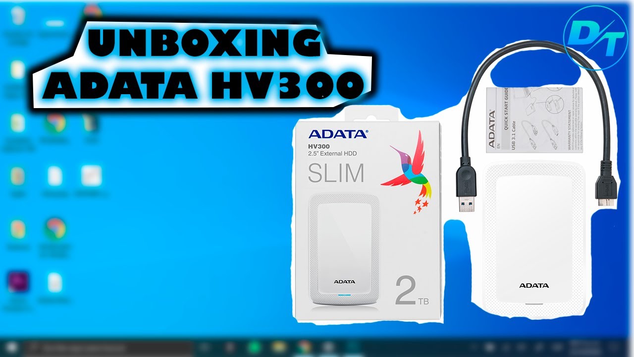 Unboxing ADATA HV300 2 TB - YouTube