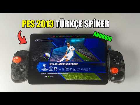 Türkçe Spikerli PES 2013 - Android'de Oynamak - Mobil Oyundan Daha İyi