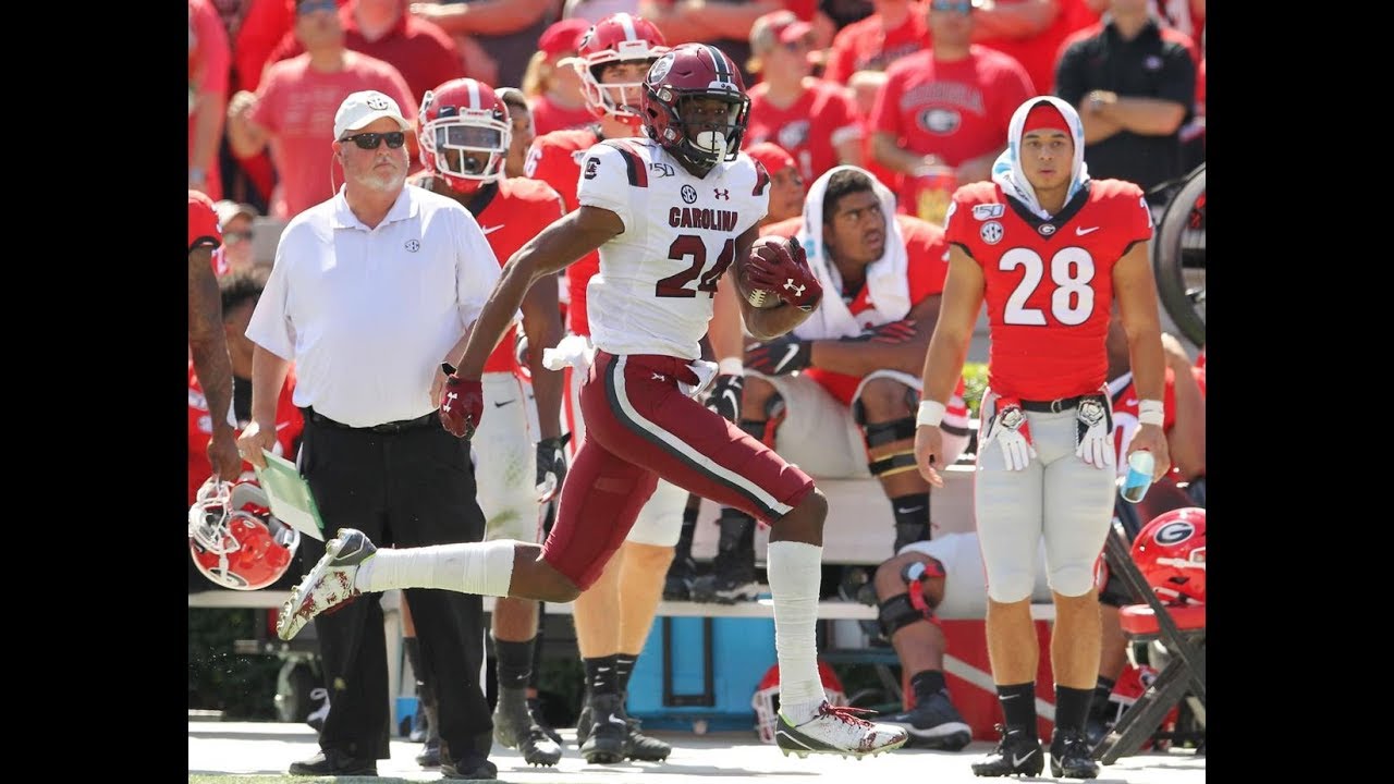 Muschamp, Gamecocks win at UGA in double OT - YouTube