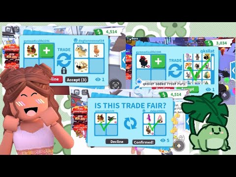 Trading LEAP FROGS on adopt me! (CRAZY OFFERS!!) - YouTube