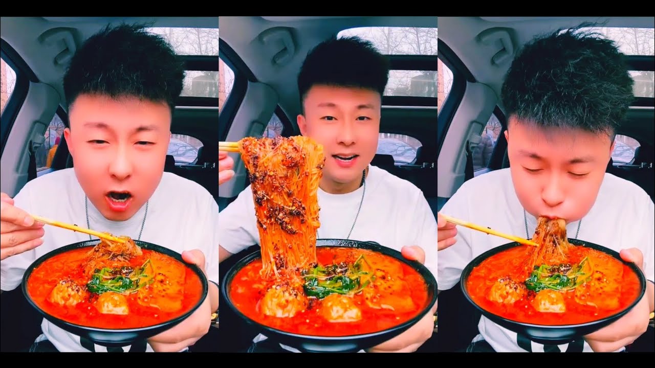 ASMR Spicy Hor Fan Noodles Eating Show Mukbang - YouTube