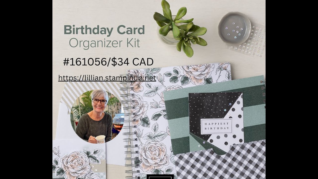 Birthday Card Organizer Kit - The Perfect Gift - YouTube