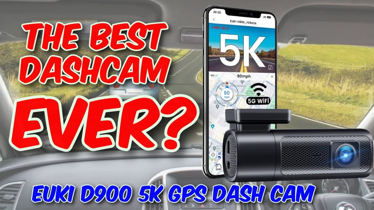 EUKI D900 5K GPS Dash Cam Review - YouTube