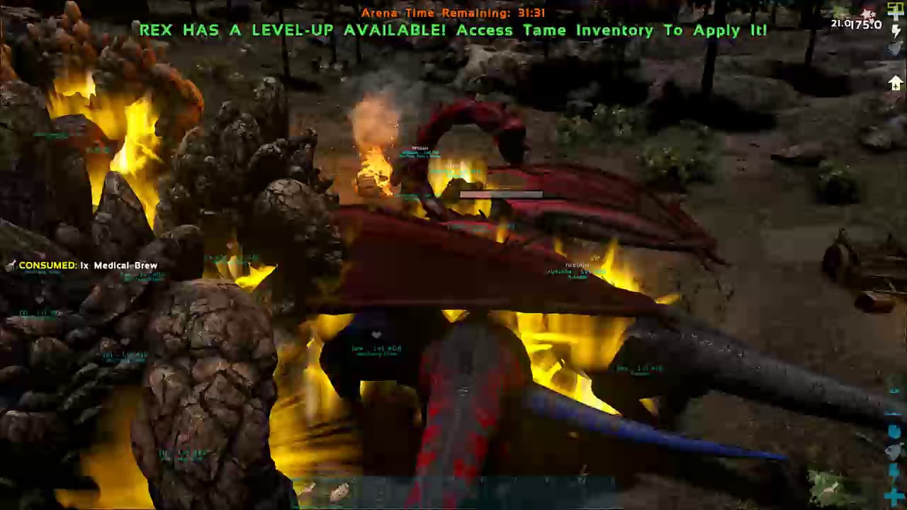 ARK - PVE - Ragna 35 Alpha Dragon Boss Fight - YouTube