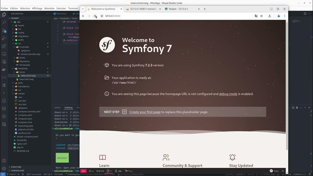 Symfony docker - YouTube