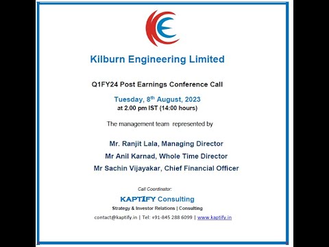Kilburn Engineering Ltd - Q1FY24 Post Earnings Conference Call - YouTube