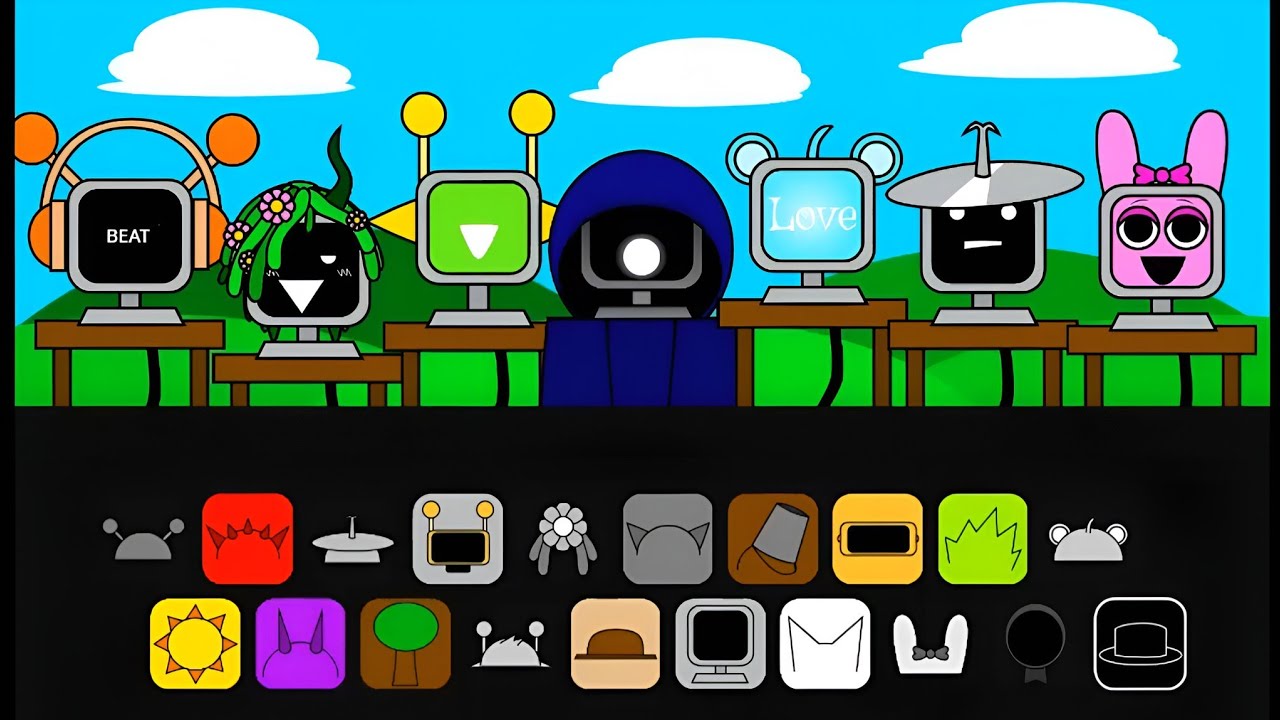 Every Mr. Fun Computer- New Mod Singing Together (Sprunki, Retake ...