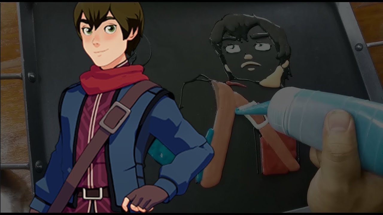 Pancake Art - Callum the Mage ( Dragon Prince ) - YouTube