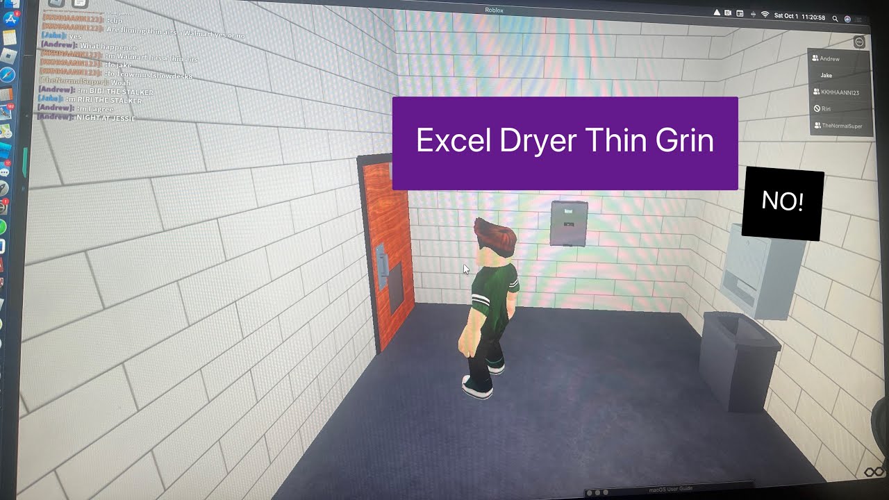Excel Dryer Thin Air 3/3 Walmart, a hand dryer game with no menu Roblox ...